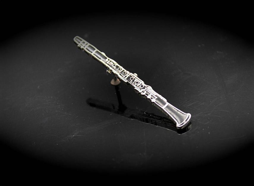 Clarinet Pin Badge | Music Jewellery Online